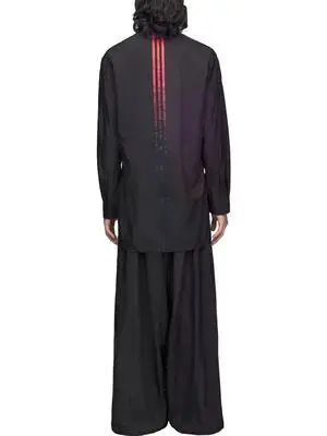 Y3 Gradient 3-stripes Overshirt - Black