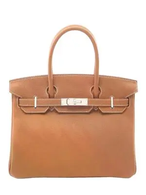 Hermès 30 Birkin Togo Tote Bag - Brown