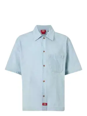 Dickies Short-sleeve Buttoned Shirt - Blue