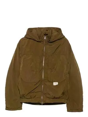 RANRA Hooded Zip-up Jacket - Green