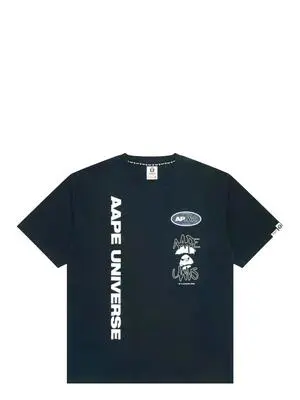 AAPE BY *A BATHING APE Aapeunvs Logo-print T-shirt - Blue