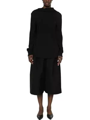THE ROW Evo Long-sleeve Blouse - Black