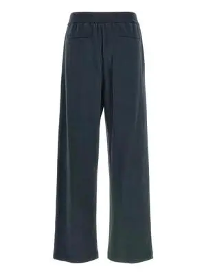 Brunello Cucinelli Cotton Front-stitch Track Pants - Blue