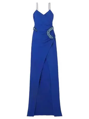 Balmain Embellished Maxi Dress - Blue