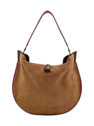 Isabel Marant Étoile Oskan Whipstitch Shoulder Bag - Brown