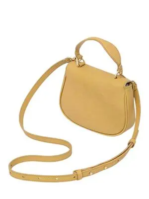COCCINELLE Grainy Leather Shoulder Bag - Yellow