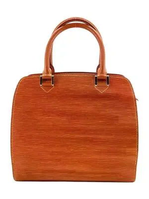 LOUIS VUITTON Pont Neuf Handbag Epi Leather Pm Satchel - Brown