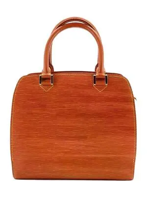 LOUIS VUITTON Louis Vuitton Pont Neuf Handbag Epi Leather PM Satchel Brown