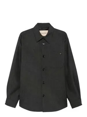 Valentino Garavani Vlogo Signature Patch-pocket Jacket - Grey