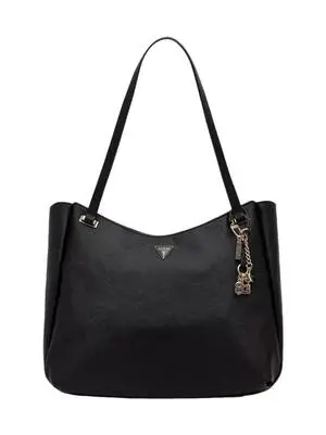 Guess Gilda Logo-plaque Tote Bag - Black