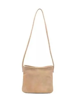 Manu Atelier Suede Shoulder Bag - Neutrals