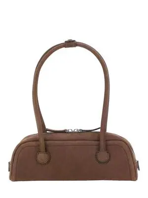 MARGESHERWOOD Mini Nubuck Leather Shoulder Bag - Brown