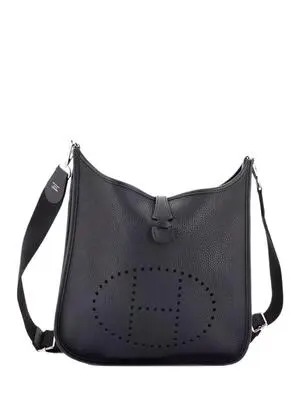 Hermès Evelyne Bag Gen Iii Clemence Pm Crossbody Bag - Black