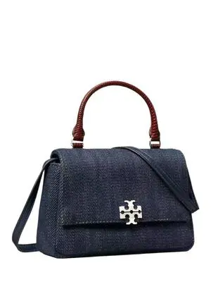 Tory Burch Charlie Top-handle Shoulder Mini Bag - Blue