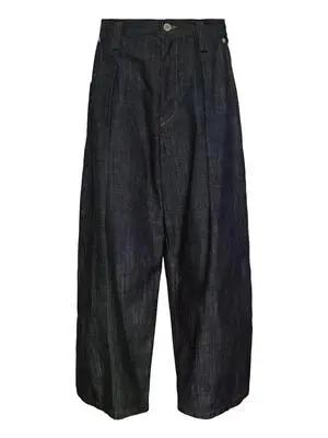 Y’S Y's Pleated Patch-Pocket Jeans