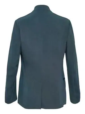Y’s Stand-collar Wrap Blazer - Blue