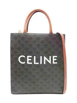Celine Triomphe Vertical Tote Bag - Brown