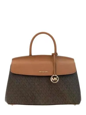 Michael Kors Hamilton Logo-print Monogram Tote Bag - Brown