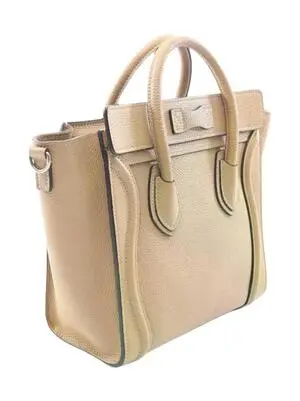 Celine Celine Luggage Nano Tote Bag Neutrals