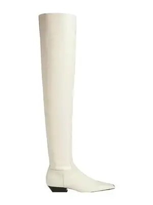 Khaite Marfa Over-the-knee Boots - Neutrals