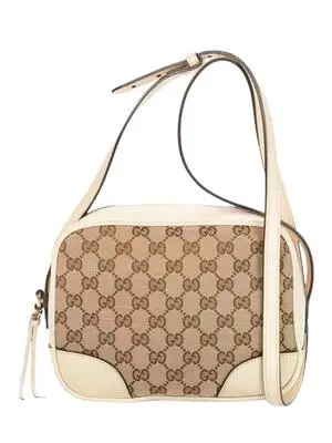 Gucci Gg Bree Canvas Crossbody Bag - Neutrals
