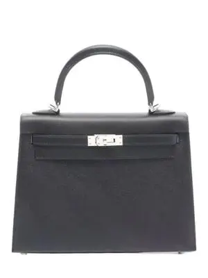 Hermès 25 Kelly Tote Bag - Black