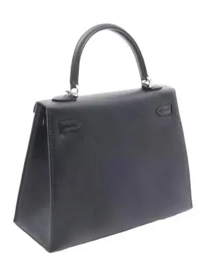 Hermès 25 Kelly Tote Bag - Black