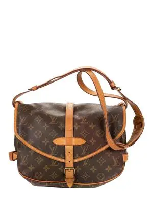 LOUIS VUITTON Pm Saumur Shoulder Bag - Brown