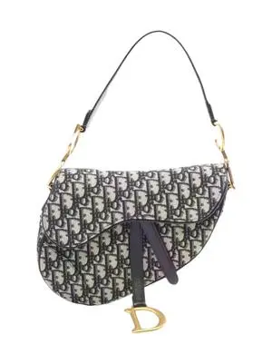 Dior Saddle Oblique Shoulder Bag - Neutrals