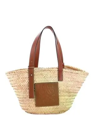 Loewe Raffia Medium Tote Bag - Neutrals