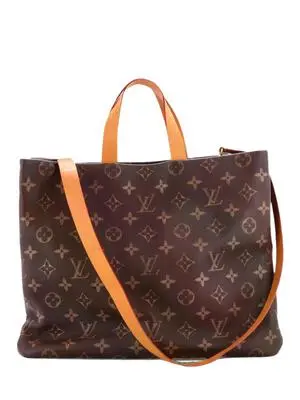 LOUIS VUITTON Monogram Leather Mm Tote Bag - Brown