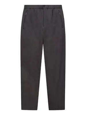 Emporio Armani Straight-leg Trousers With Elasticated Waistband - Grey