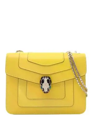 BVLGARI Bvlgari Serpenti Forever Shoulder Bag Yellow
