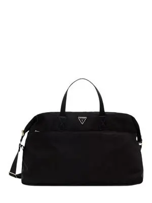 Guess Logo Plaque Holdall Bag - Black