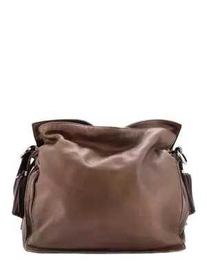 Loewe Flamenco Bag Leather Small Shoulder Bag - Brown