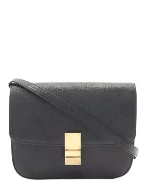 Celine 2010s Medium Classic Box Shoulder Bag - Black