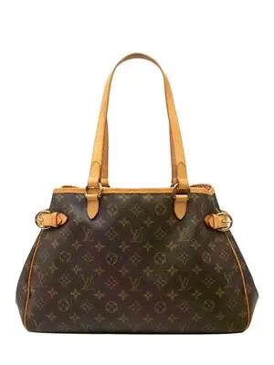 LOUIS VUITTON Monogram Canvas Batignolles Horizontal Tote Bag - Brown