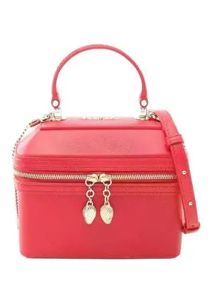 BVLGARI Serpenti Forever Vanity Bag Satchel - Red