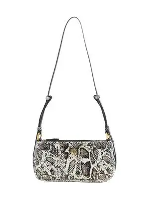 Pinko Love Birds Snake-effect Cross Body Bag - Grey