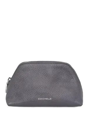 COCCINELLE Leather Makeup Bag Set - Blue