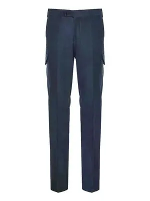 MANDELLI Enrico Mandelli Pressed-Crease Cargo Pants