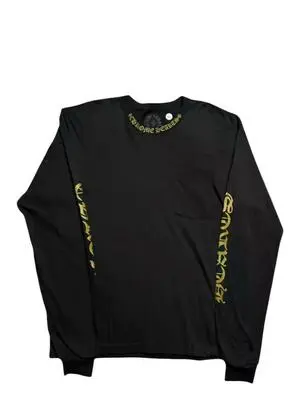 Chrome Hearts Logo-print Long-sleeve Top - Black