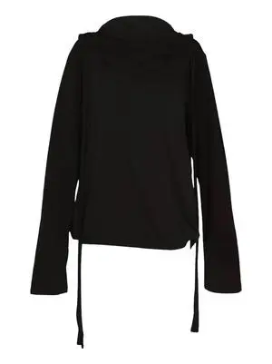 Yohji Yamamoto Long-sleeve T-shirt With Strap Detail - Black