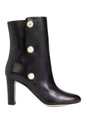 JIMMY CHOO Rina Embellished Ankle Boots - Black