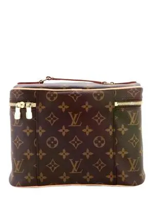 LOUIS VUITTON Monogram Canvas Bb Vanity Case - Brown