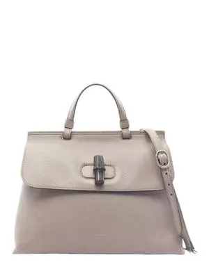 Gucci 2000s Bamboo Daily Tote Bag - Neutrals