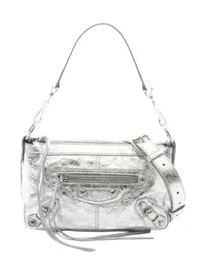 Balenciaga Le City Moto Two-way Tote Bag - Silver