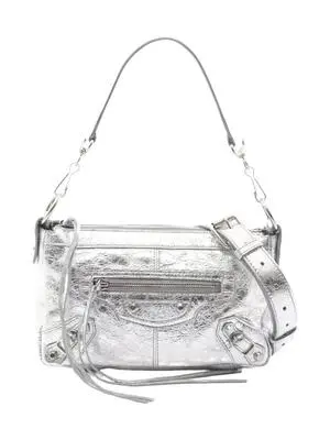 Balenciaga Le City Moto Two-way Tote Bag - Silver