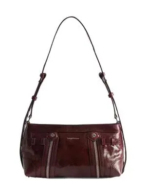 Zadig&Voltaire Madison Mini Vintage Patent Bag - Purple