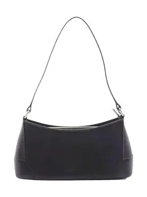 Burberry Embossed Logo Shoulder Bag - Black